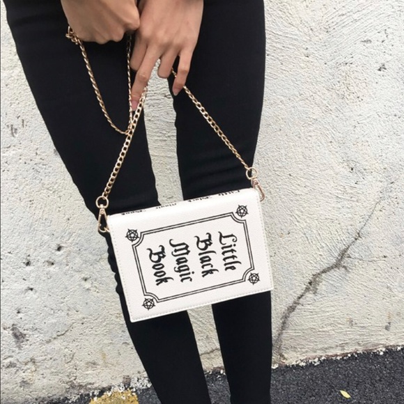 Unbranded | Bags | Little Black Magic Book Purse | Poshmark